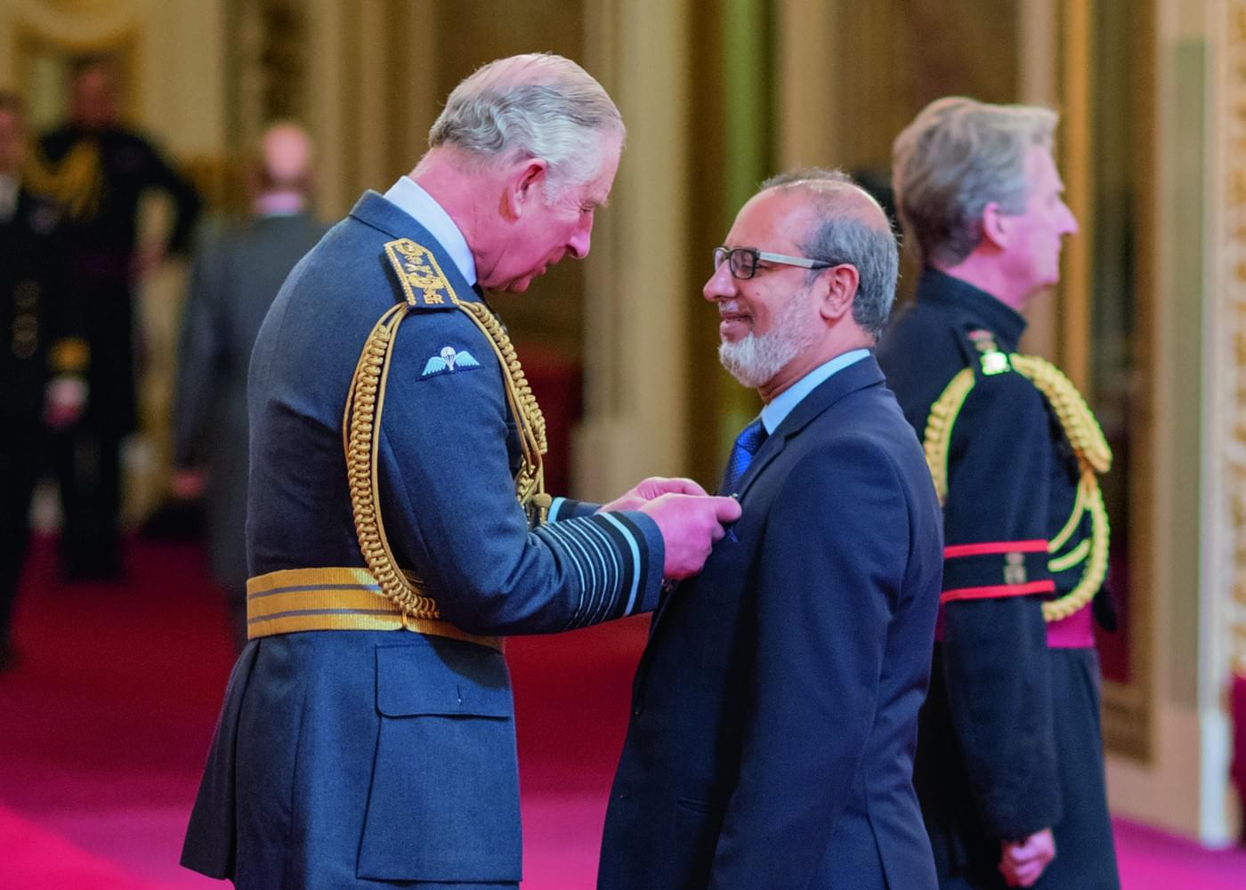 North East businessman receives OBE from HRH The Prince of Wales ...