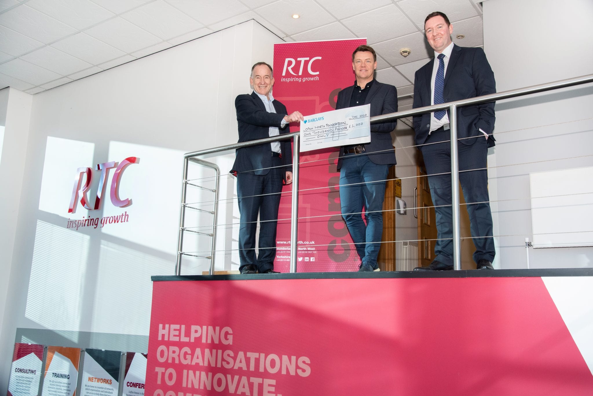 RTC North makes £1,000 donation - Northern Insight Magazine