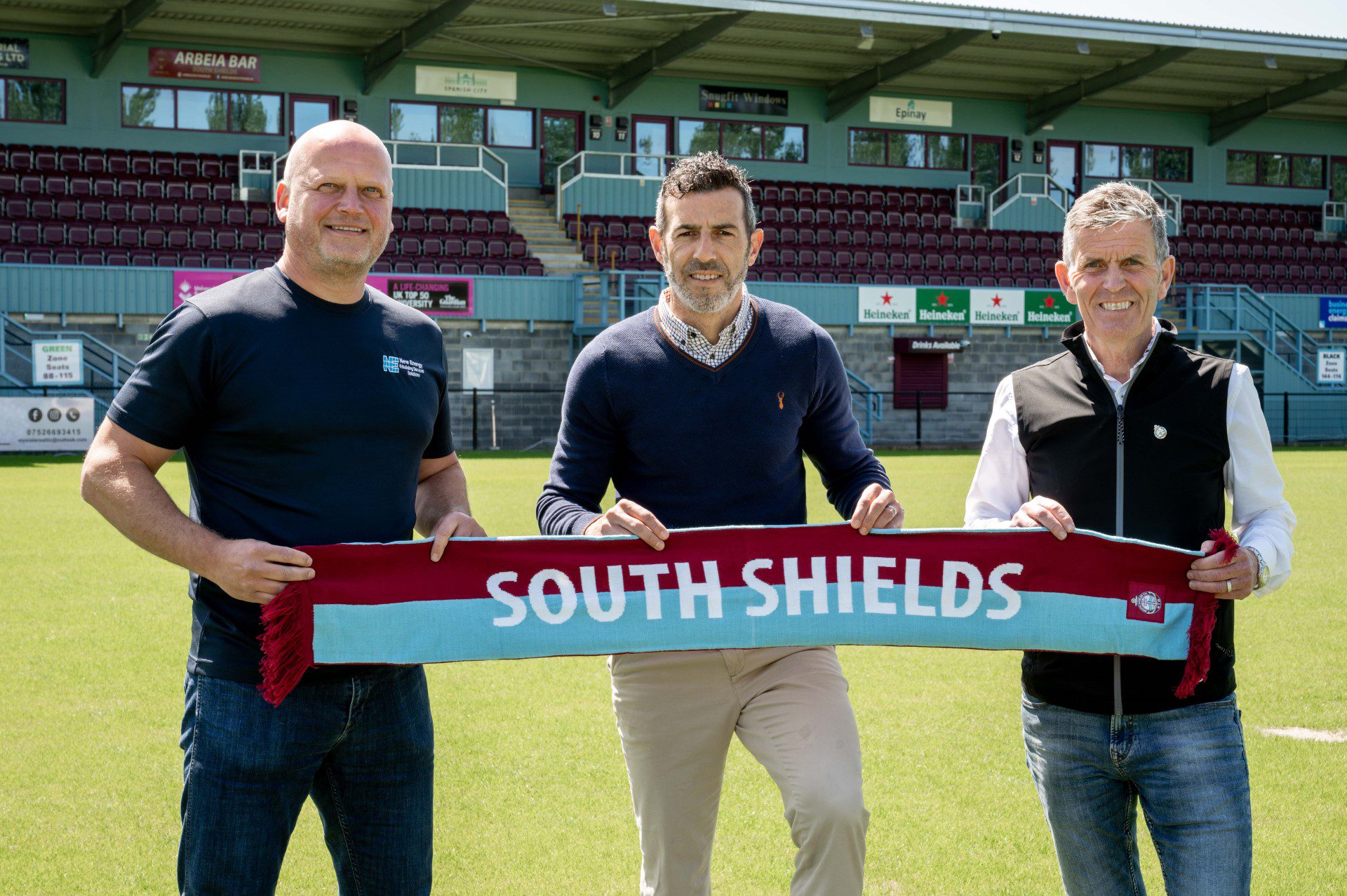 Sponsorship deal signed with new South Shields FC manager Julio Arca ...